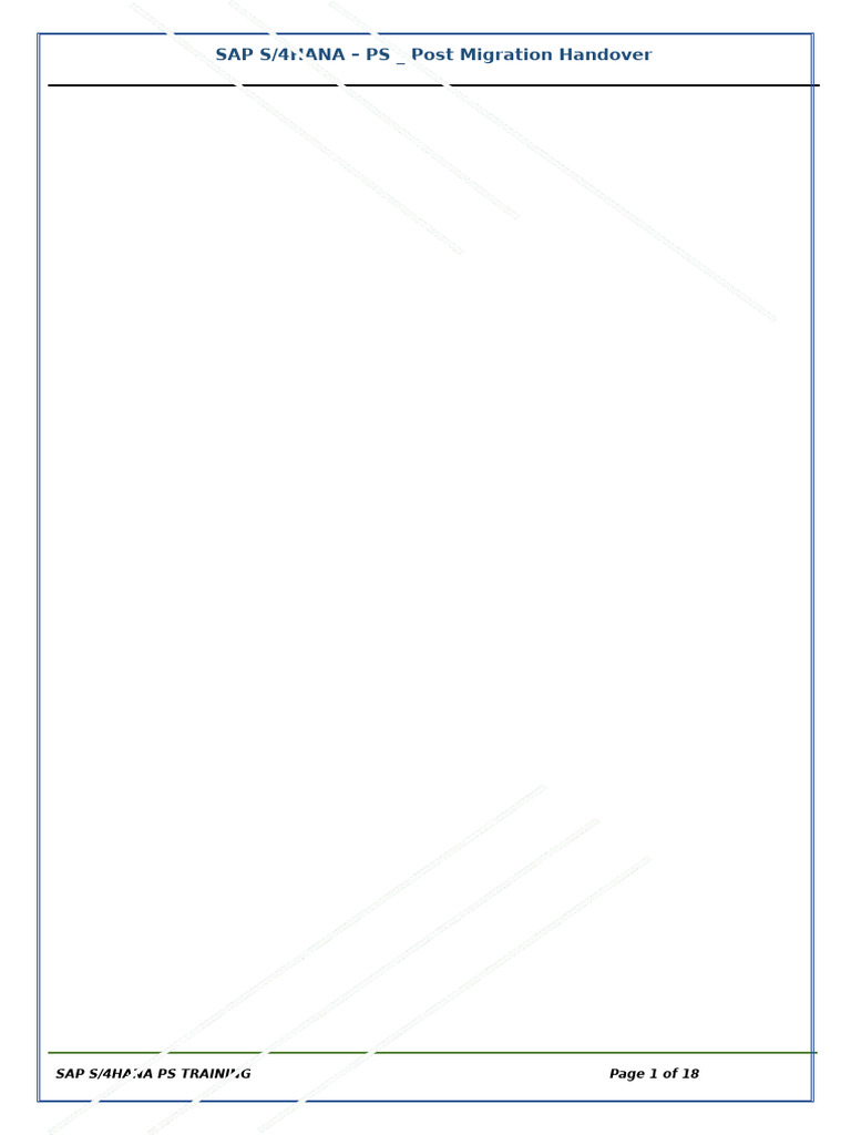 UPL - PS - Handover Documentation | PDF | Information Technology | Software