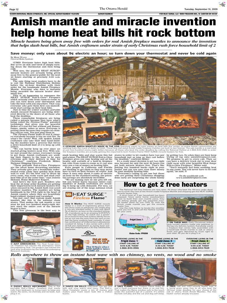 Amish Mantle and Miracle Invention | PDF | Home | Home Appliance