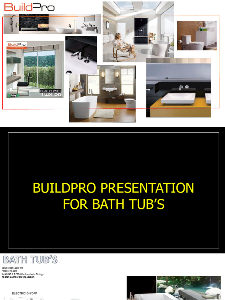 Luxury Bath Tubs Catalog | PDF | Technology & Engineering
