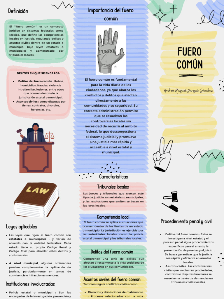 Definición y Función del Fuero Común | PDF | Jurisdicción | Estado ...