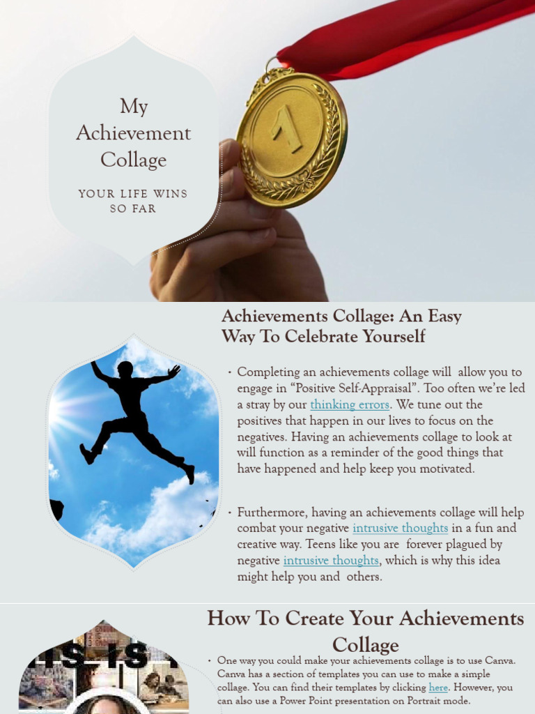 Create Your Achievements Collage | PDF | Cognitive Science ...