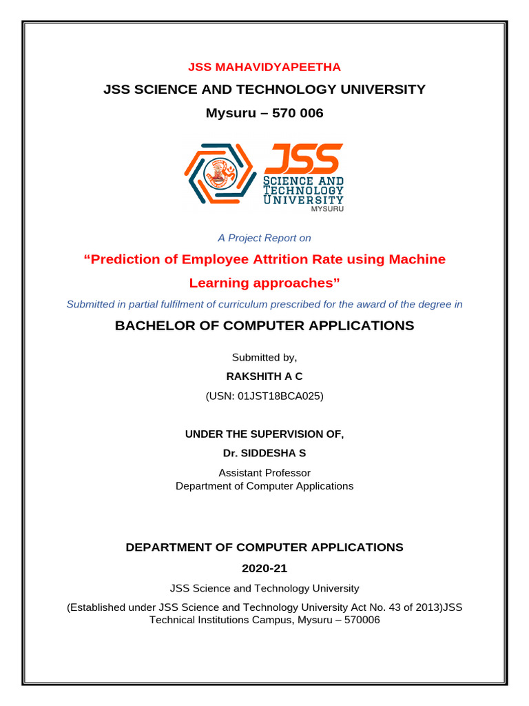 Rakshith FinalProjectReport | PDF | Machine Learning | Support Vector Machine