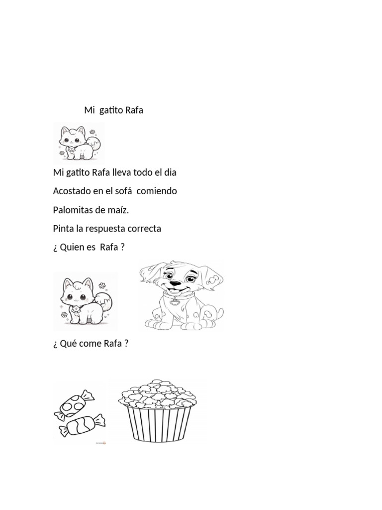 Mi Gatito Rafa | PDF
