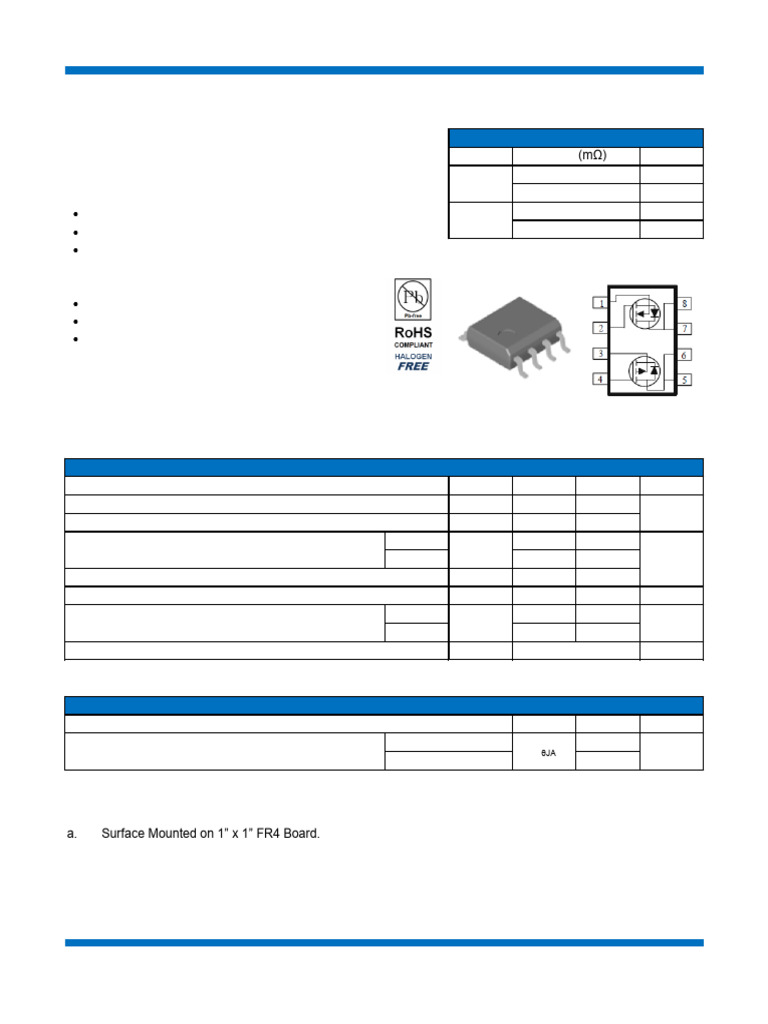 N & P-Channel 60-V (D-S) MOSFET: Analog Power AM4599C | PDF | Field Effect Transistor | Electric ...