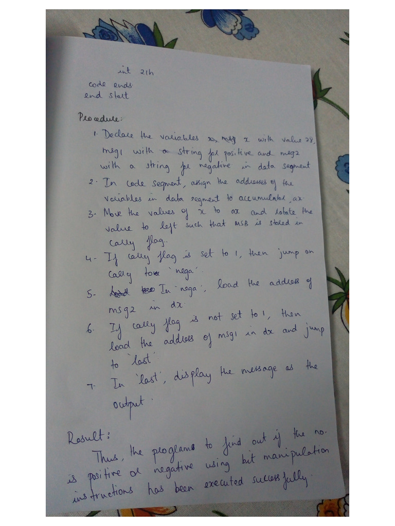 Positive or Negative Using Bit Manipulation | PDF