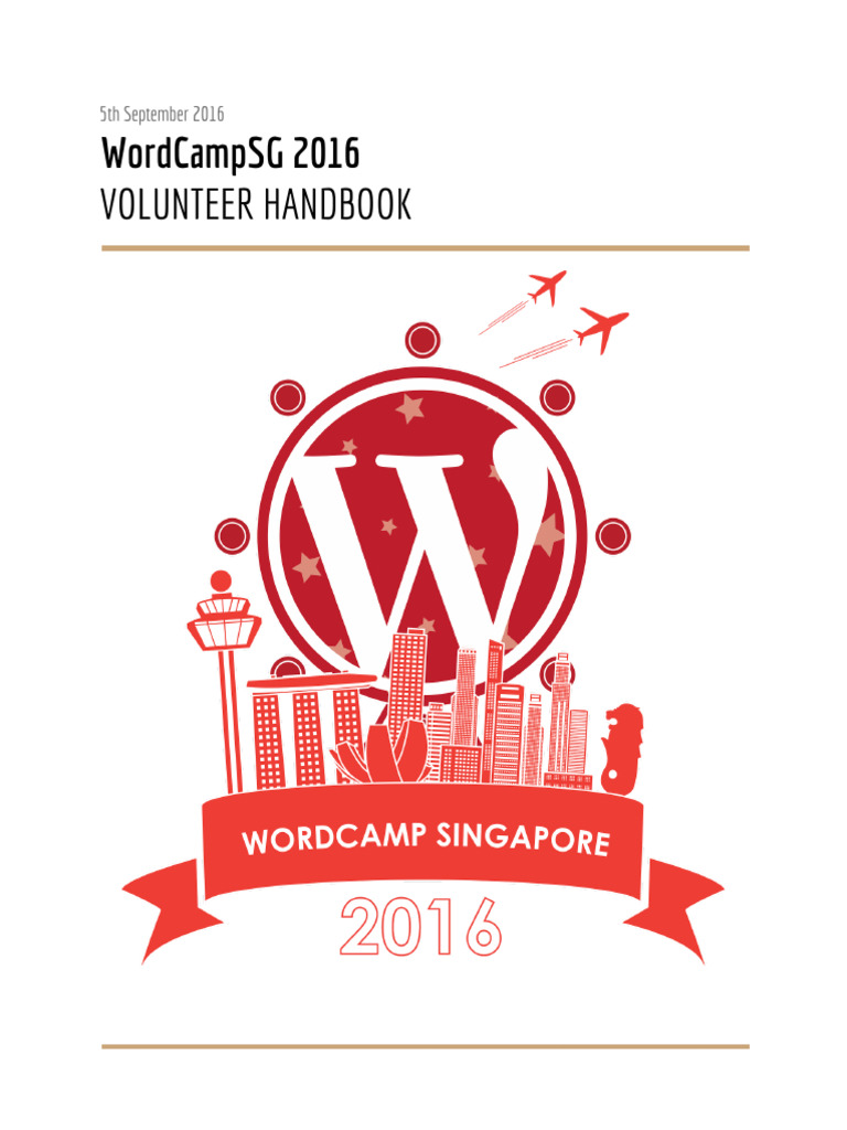 Word Camps G 2016 Volunteer Handbook | PDF | Word Press