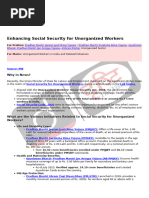 EPFO Social Security Notes | PDF | Welfare | Economies