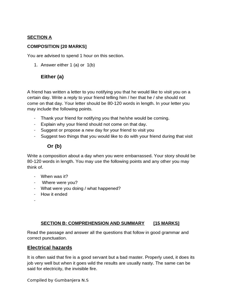 Grade 6 English Paper 2 End of Year 2022 | PDF | Technology & Engineering