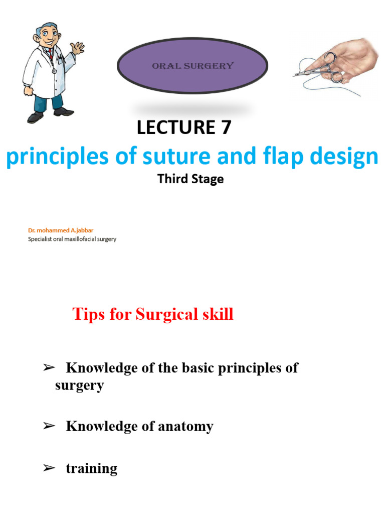 lec.7 | PDF | Surgical Suture | Surgery