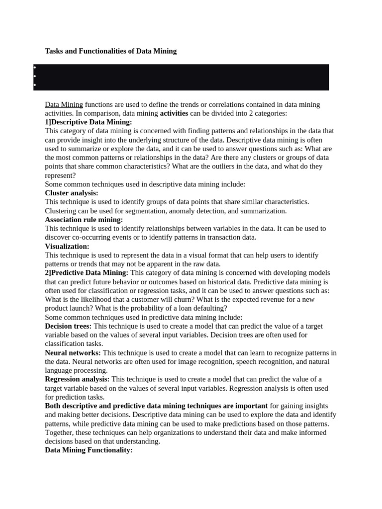 Data mining-unit-1 | PDF | Data Mining | Data