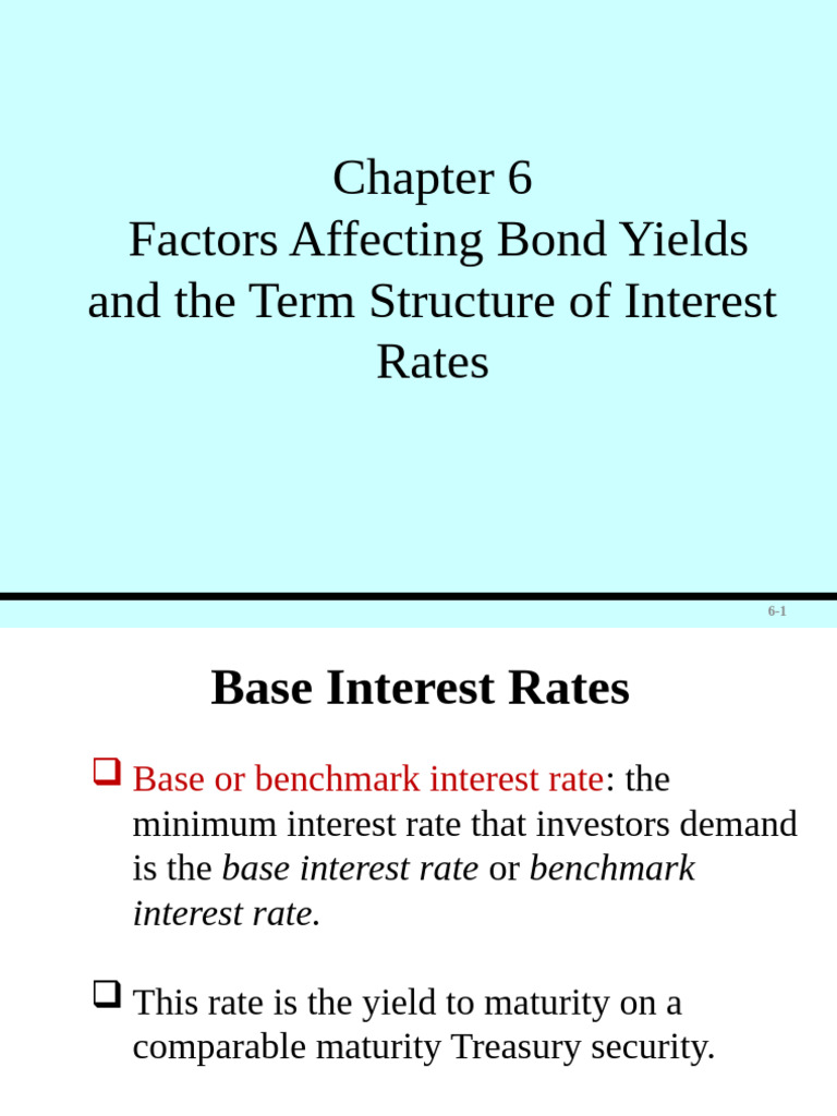 Chapter 6 Term Structure | PDF | Yield Curve | Bonds (Finance)