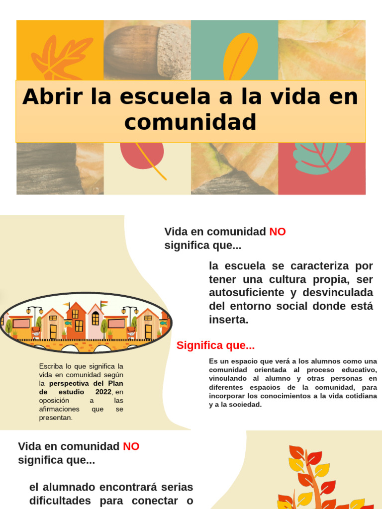 Escuela y Comunidad: Un Vínculo Vital | PDF | Plan de estudios | Escuelas