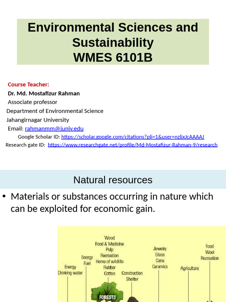 Lecture 3 | PDF | Renewable Energy | Renewable Resources