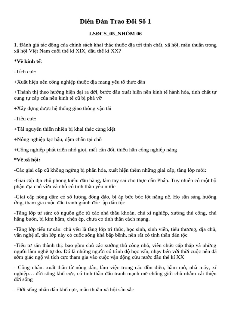Lsđcs 05 Nhom06 Traodoi1 | PDF