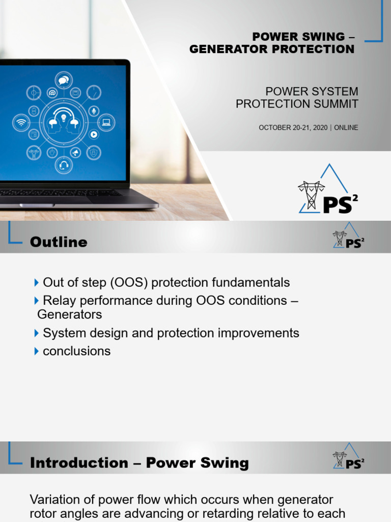Mea 0111 Ps2 Power Swing Generator Protection Uduak Secured | PDF | Electric Generator ...