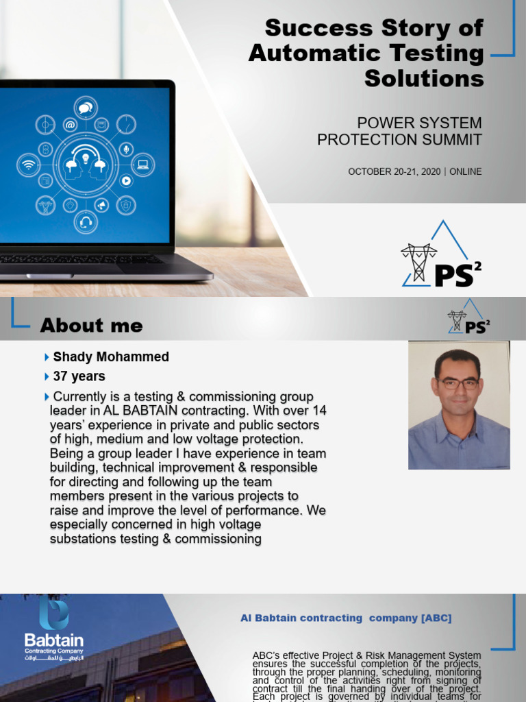 MEA 0111 Ps2 Success Story of Automatic Testing Solutions SECURED | PDF ...