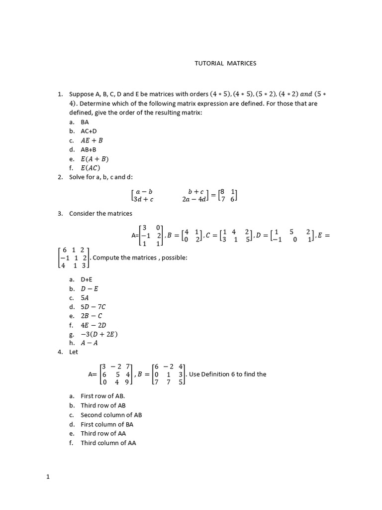 MATE1B1 Tutorial 13 | PDF | Teaching Methods & Materials | Science & Mathematics