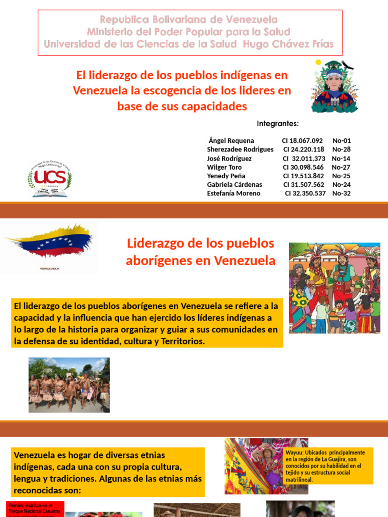 Pueblos Indigenas Liderazgo | PDF | Venezuela | Pueblos Indígenas de ...