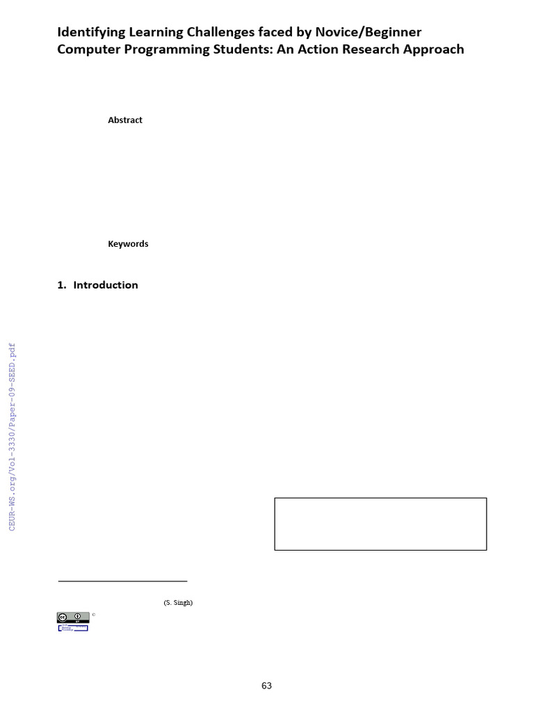 Paper-09-SEED | PDF | Computer Programming | Educational Technology