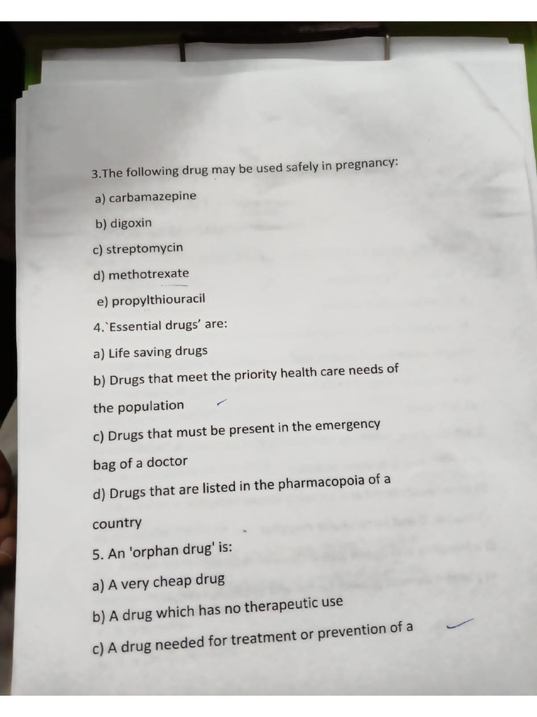 mcq pharmacology | PDF