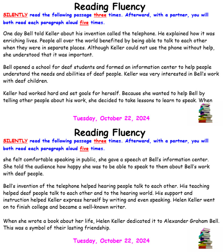 Reading Fluency | PDF