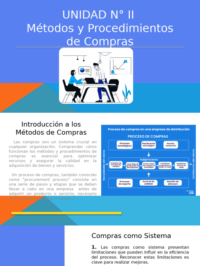 Metodos y Procedimientos de Compras | PDF | Calidad (comercial) | Economias