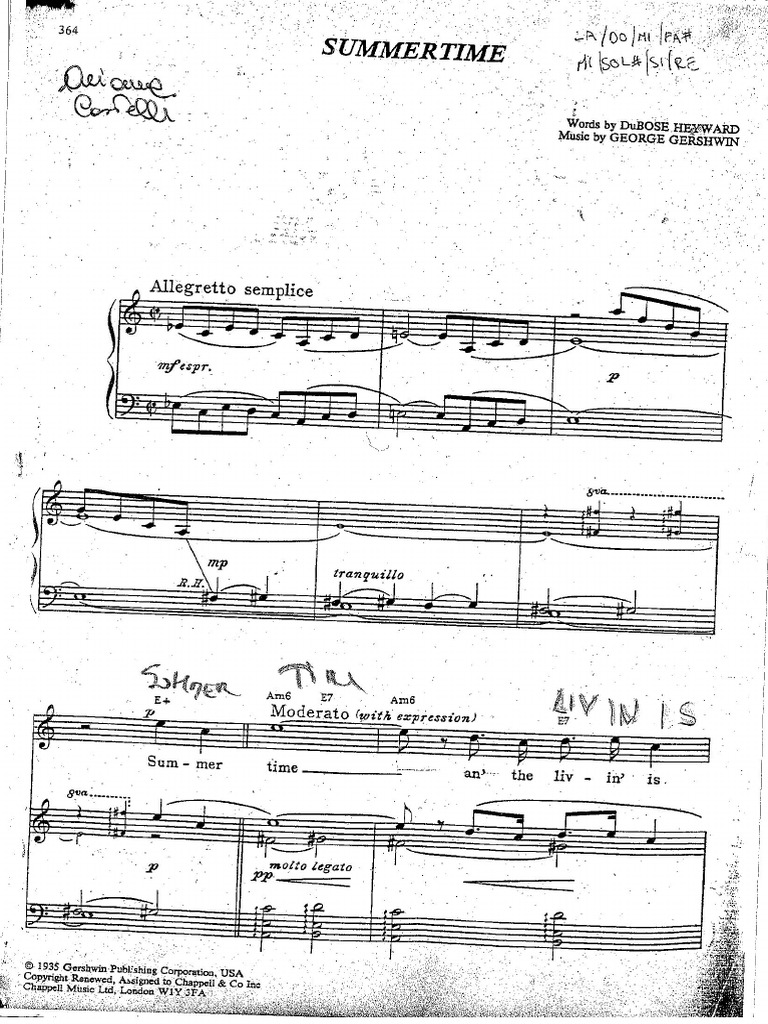 Summertime A Minor | PDF