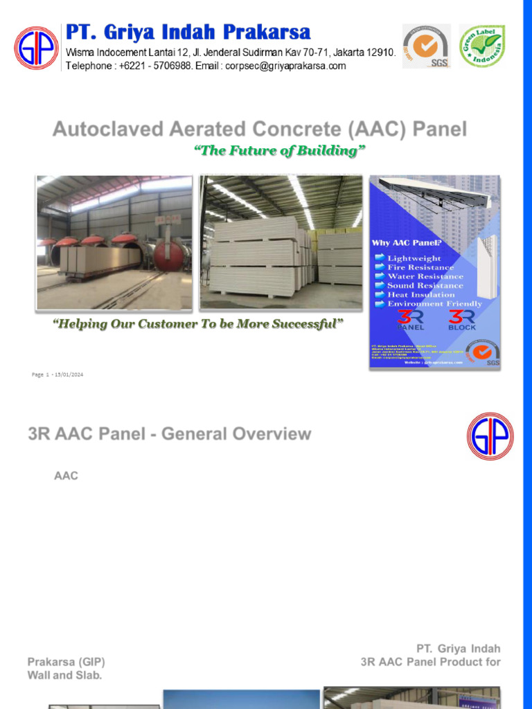 AAC Panel Installation Guide | PDF | Building Materials | Building