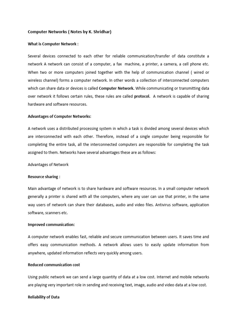 Computer Network Class 12 | PDF | Network Topology | Computer Network