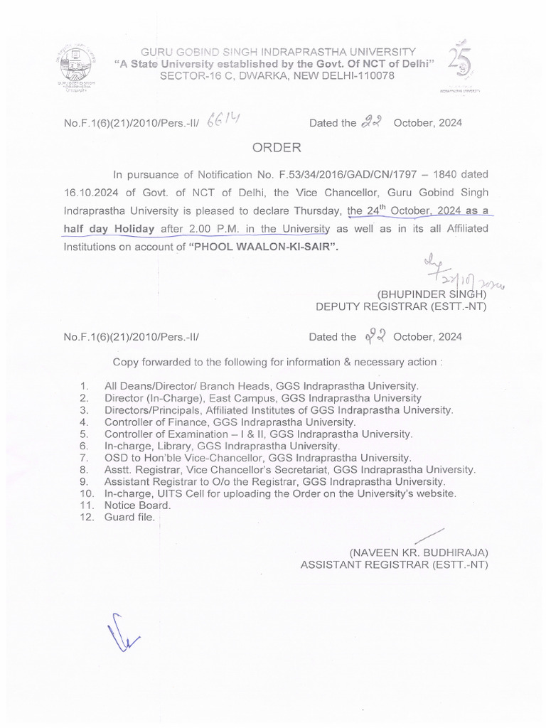 half day notice | PDF