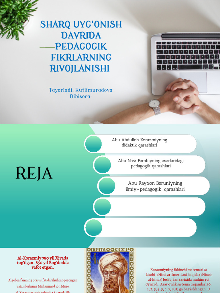 Sharq Uyg'Onish Davrida Pedagogik Fikrlarning Rivojlanishi | PDF