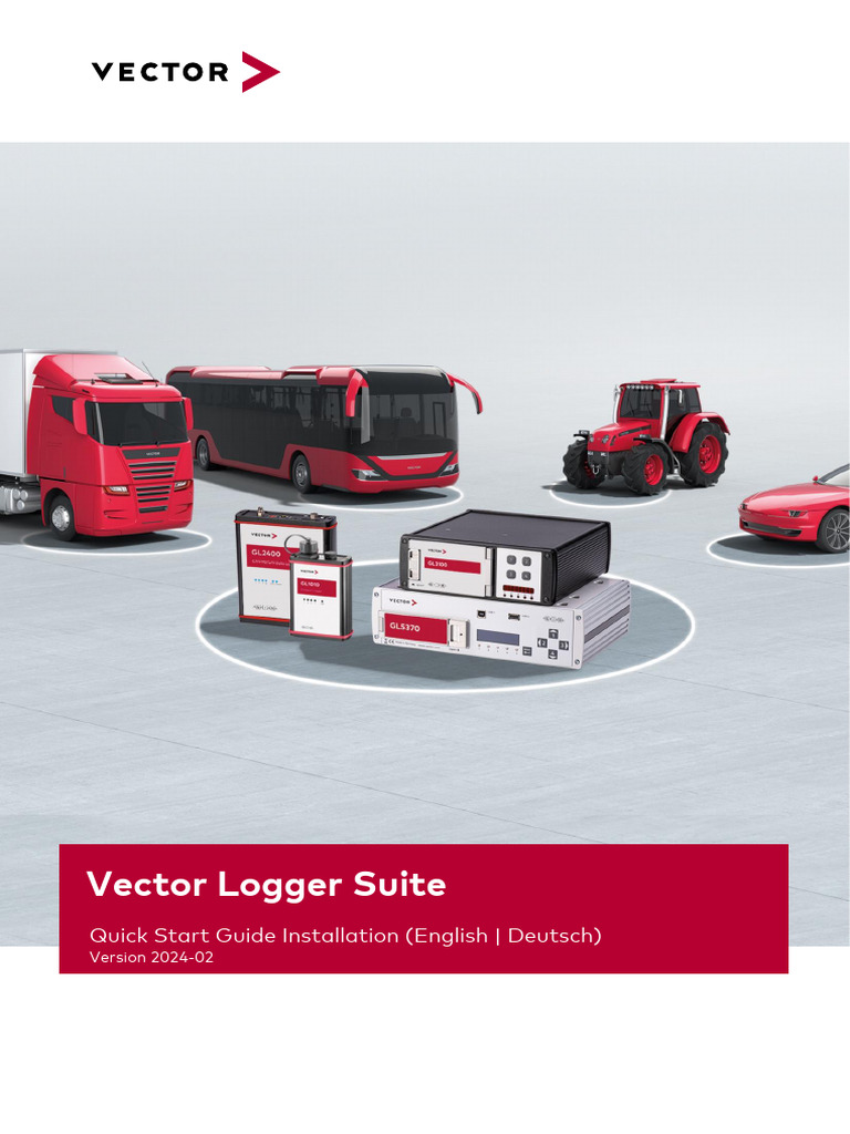 VectorLoggerSuite QuickStartGuide Installation | PDF