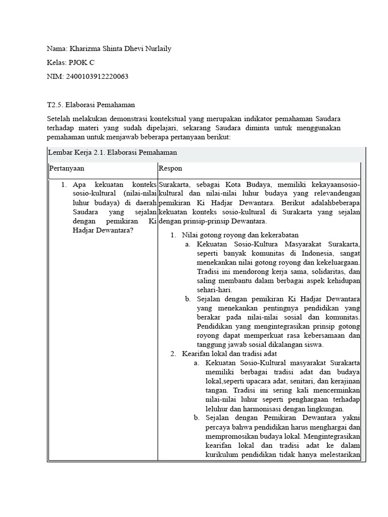 T2.5. Elaborasi Pemahaman | PDF