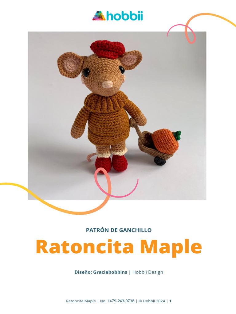 Ratoncita Maple | PDF | Costura | Tejidos Figurados