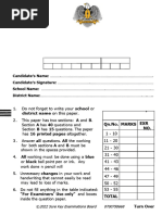 PLE SST 2024-A Revised Past Paper Guides | PDF