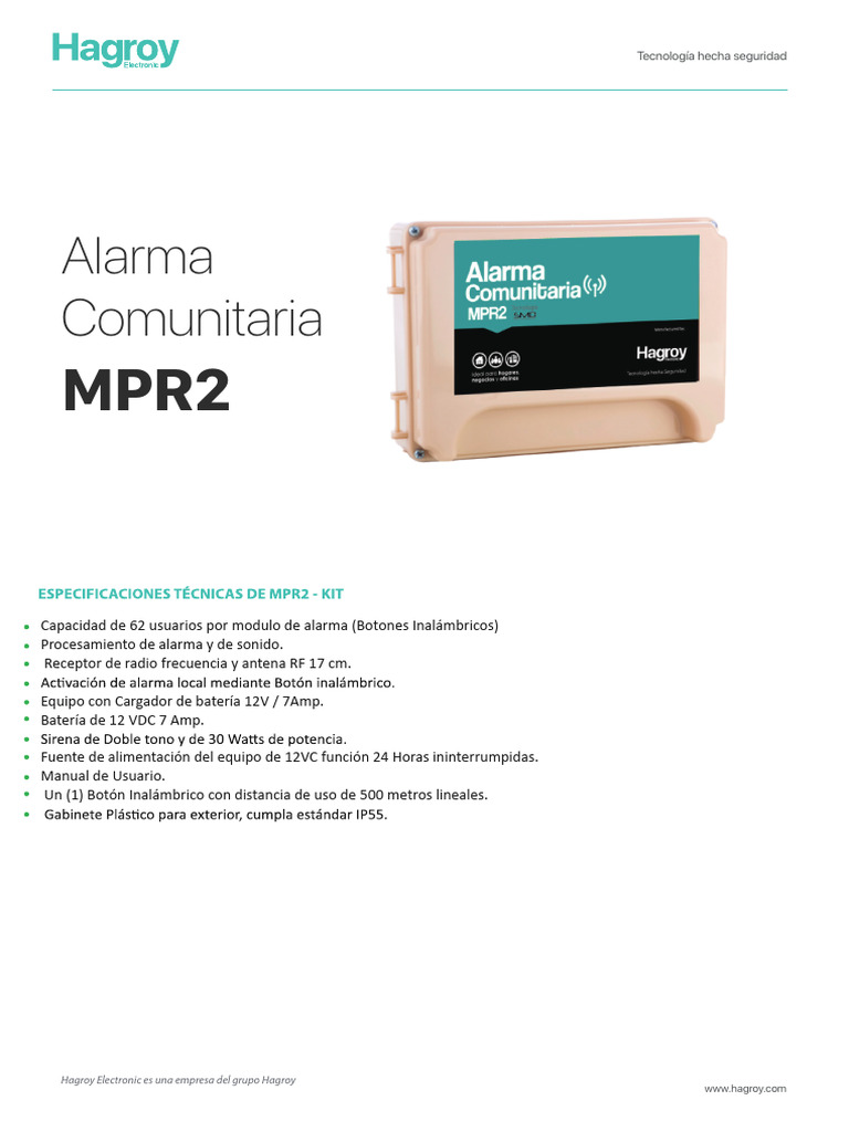 FT-HG-MPR2 | PDF | Radio | Electricidad