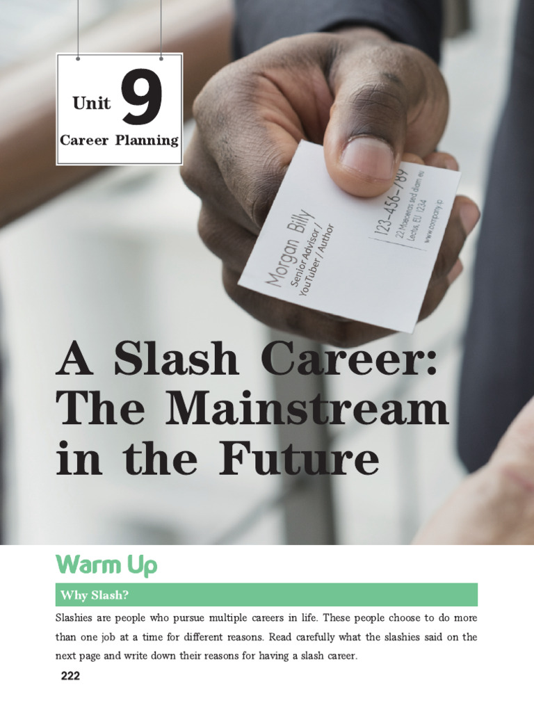 Embracing the Slash Career Trend | PDF