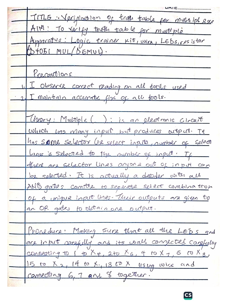 First CSC 311 Practical Class | PDF