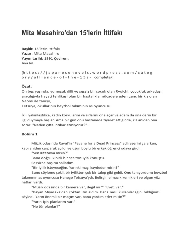 433699098-Ichigo-Doumei-Mita-Masahiro-pdf tr1 | PDF