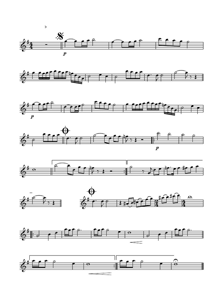 Hey Jude for Clarinet in Bb | PDF