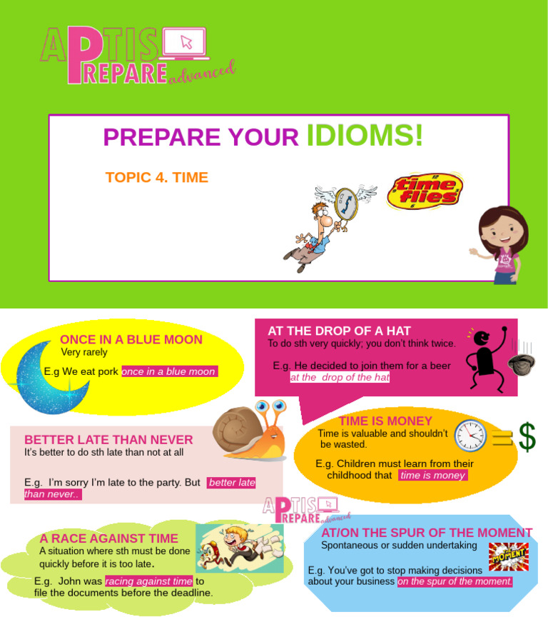 Time-Related Idioms Explained | PDF