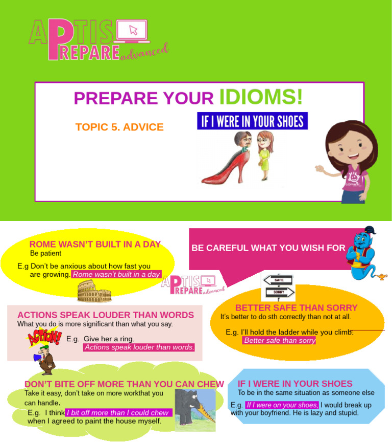 5 (Idioms) - Advice | PDF