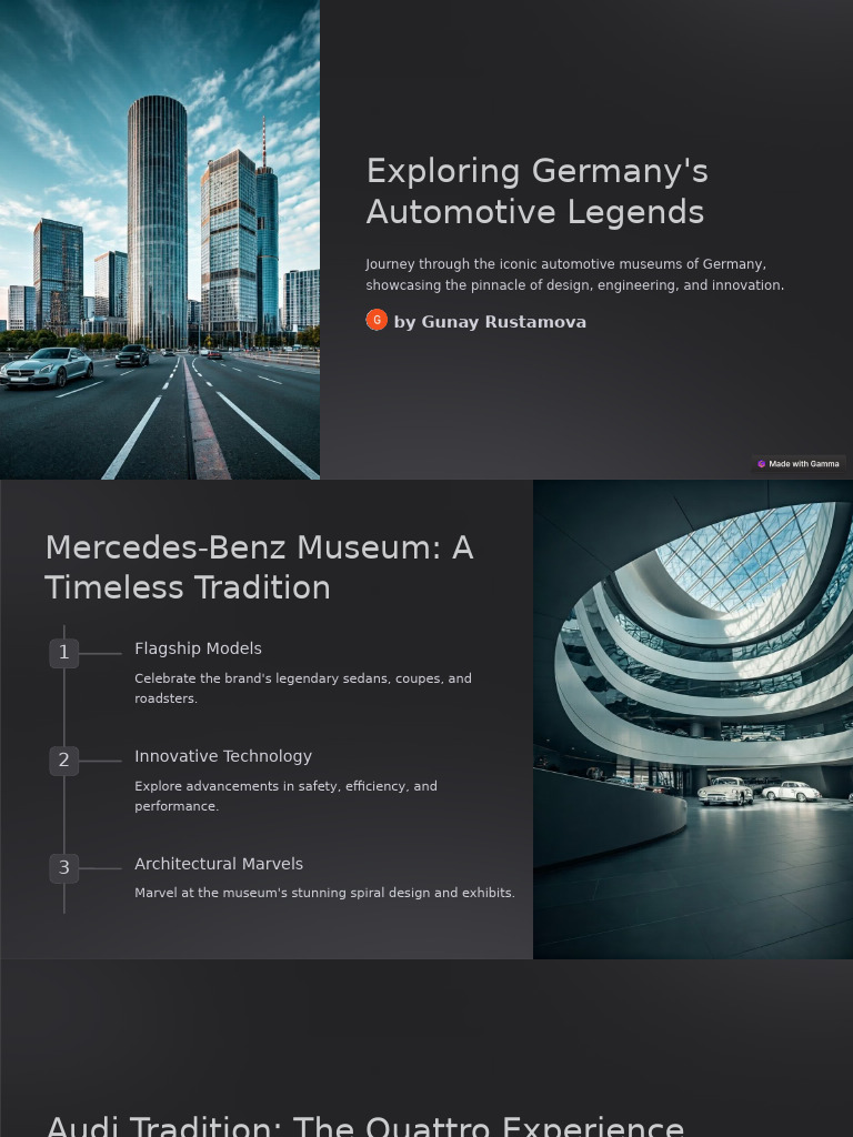 Germany's Iconic Automotive Museums | PDF | Audi | Multimedia