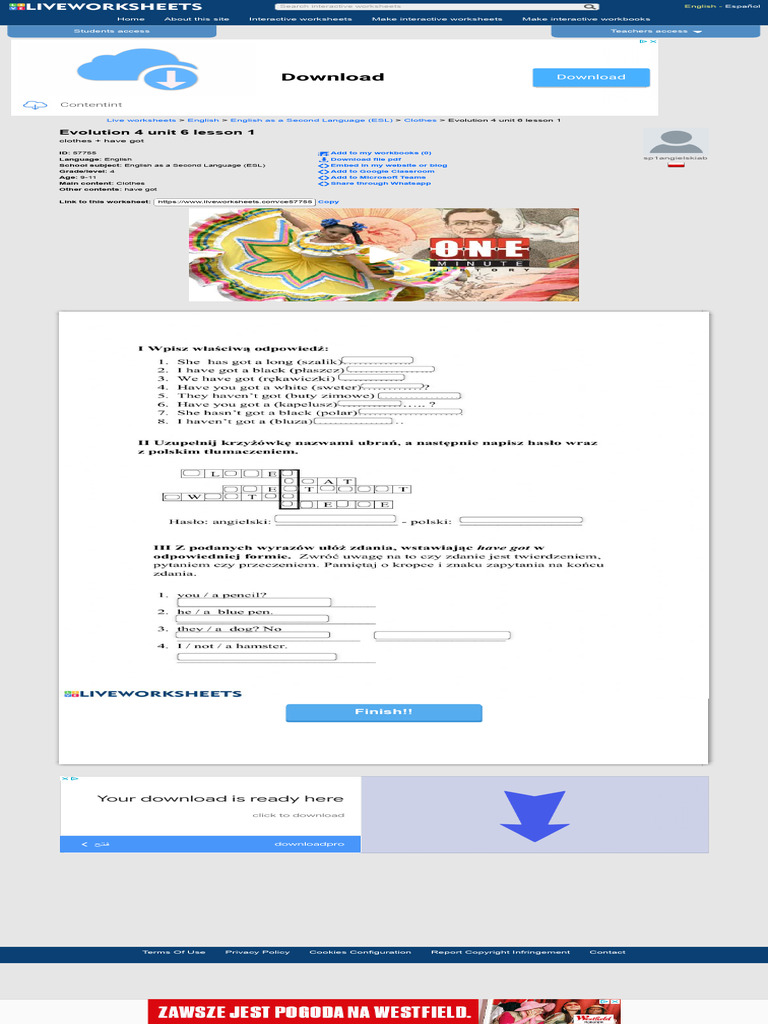 Evolution 4 Unit 6 Lesson 1 Worksheet | PDF