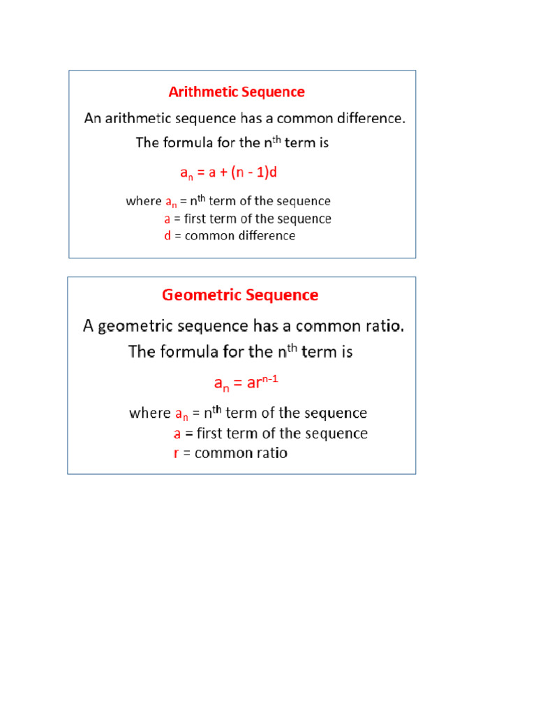 Sequences | PDF