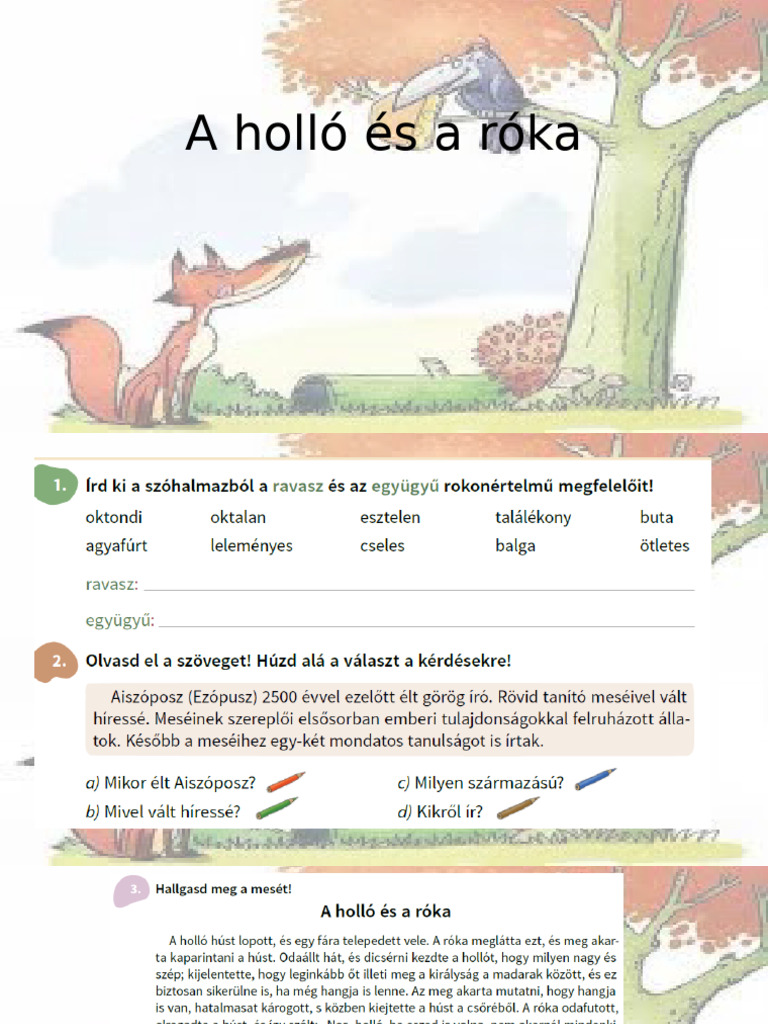 A Holló És A Róka | PDF