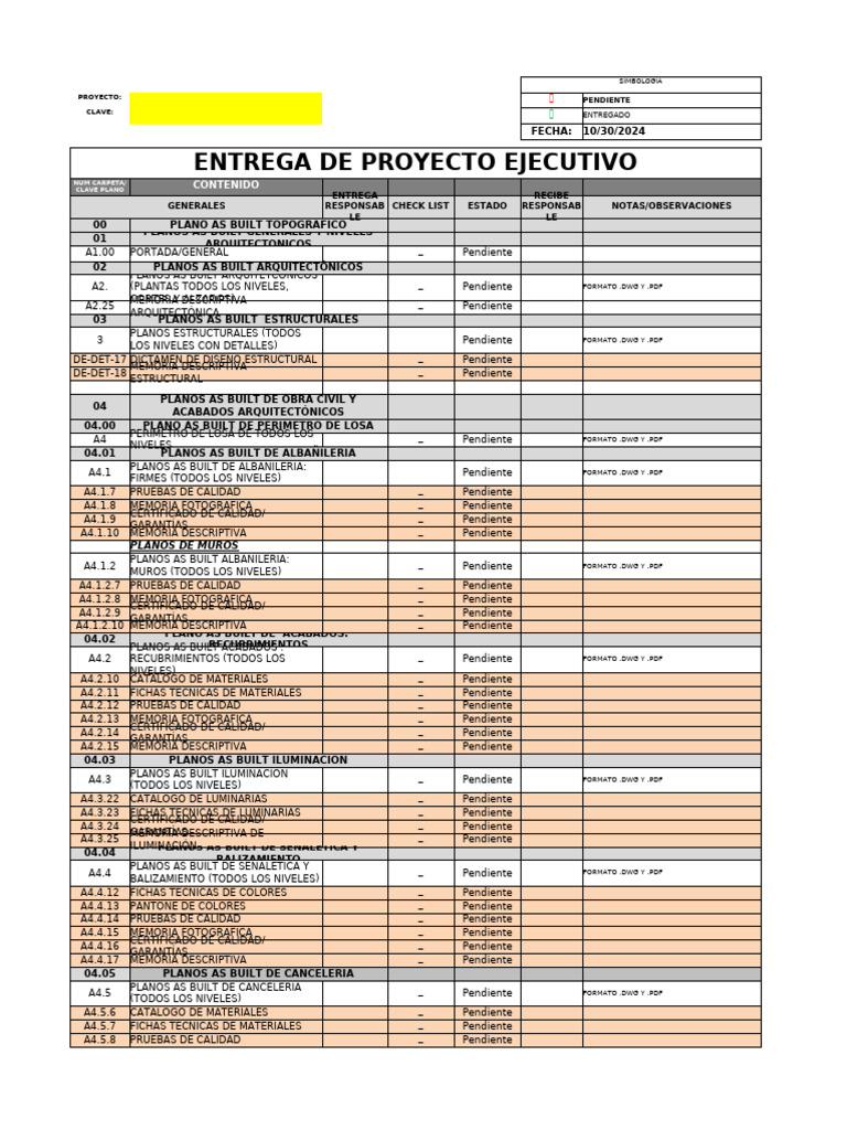 Check List Ent-Rec Hoteles 20240902 | PDF | Ingeniería Termodinámica