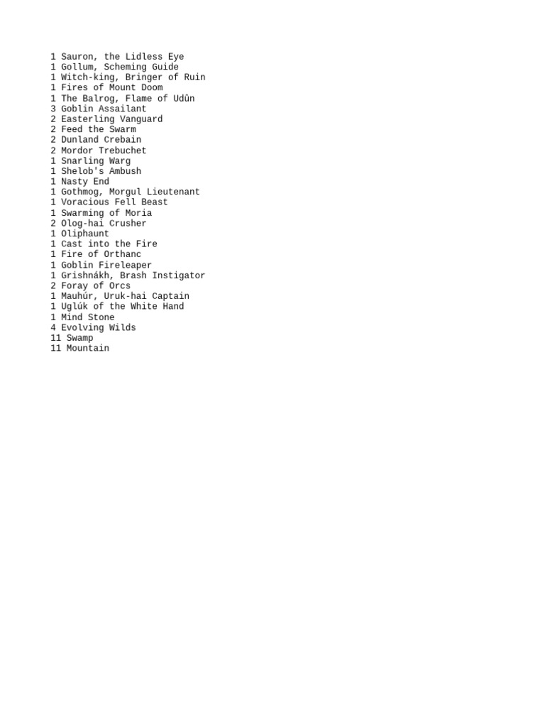 Mordor Black Red | PDF