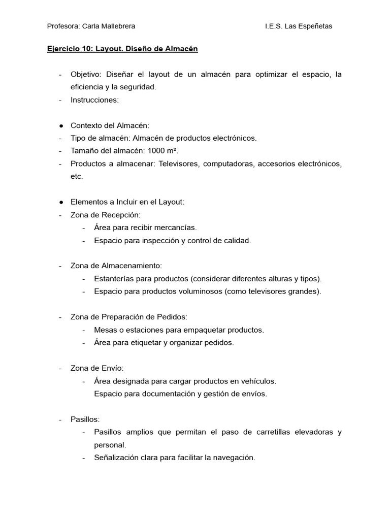 Ejercicio 10. Layout | PDF
