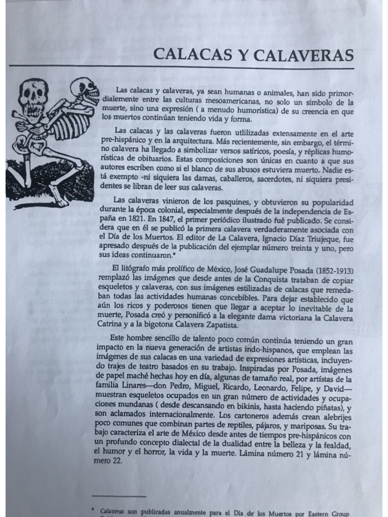 Calacas y Calaveras | PDF